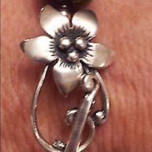Silpada | Jewelry | Silpada Bronzite Sterling Bracelet Flower Clasp ...